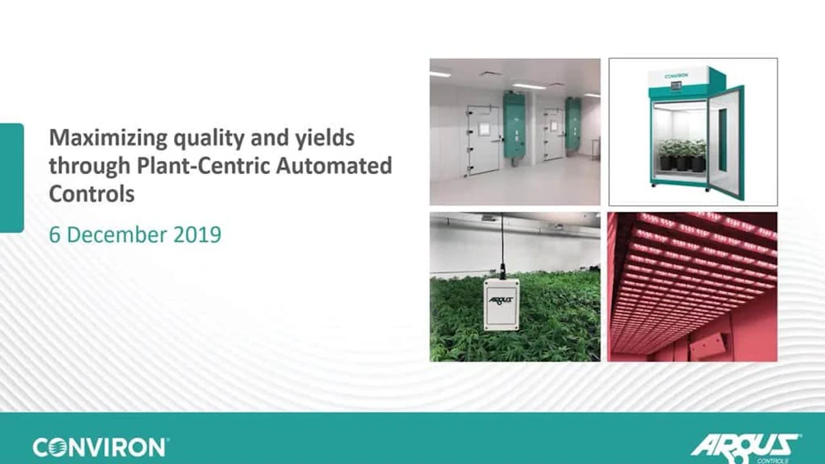 Argus Controls: Maximizing Quality and Yields Through Plant-Centric ...